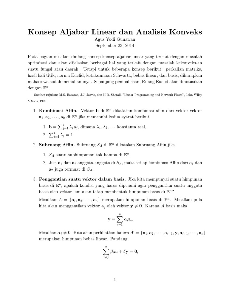Alin Konveks | PDF