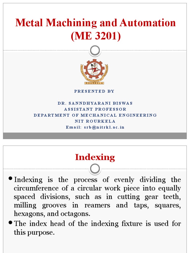 Metal Machining and Automation (ME 3201) | PDF | Grinding (Abrasive ...
