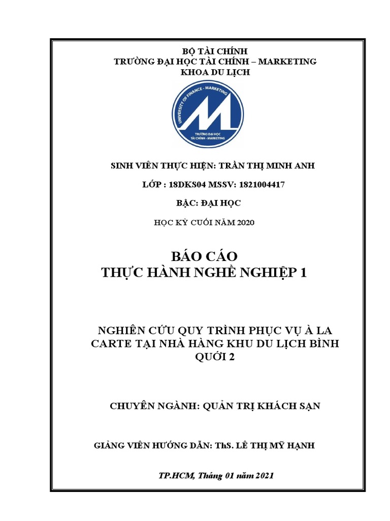 Báo Cáo THNN1 | PDF