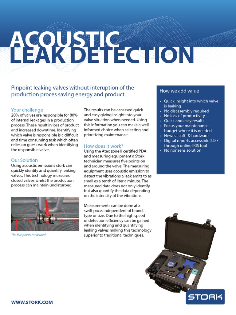 Acoustic Leak Detection | PDF | Leak | Valve