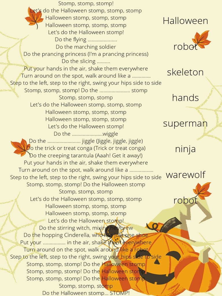 Halloween Robot Skeleton Hands Superman Ninja Warewolf Robot | PDF ...