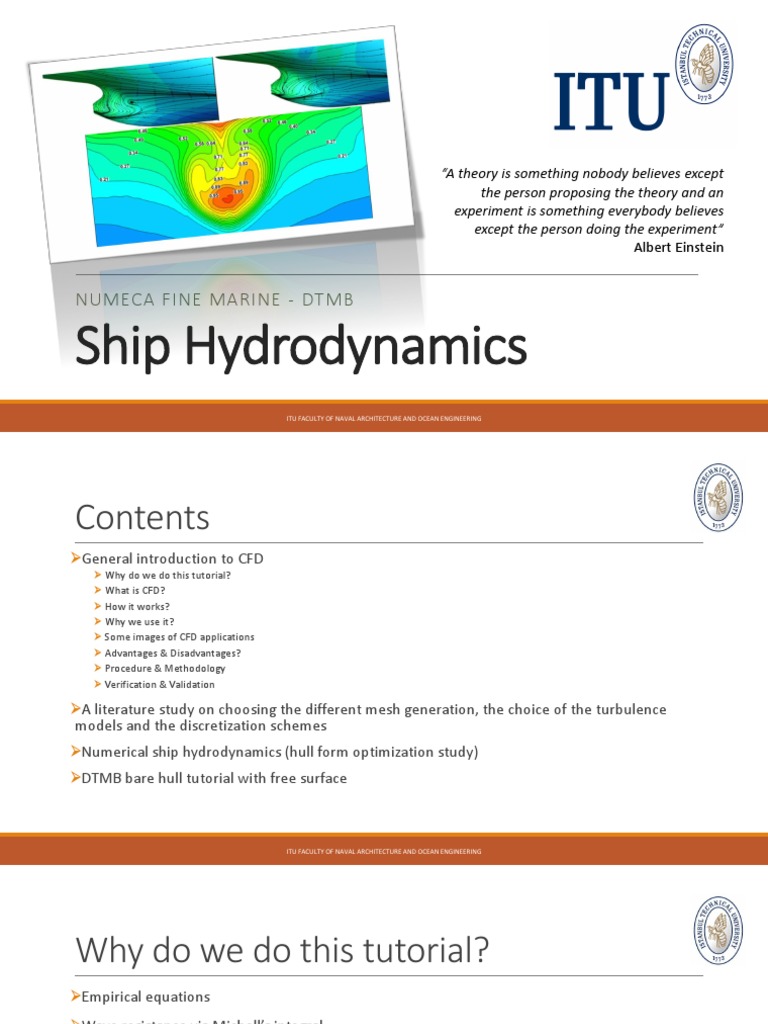 Ship Hydrodynamics NUMECA | PDF | Computational Fluid Dynamics | Numerical Analysis
