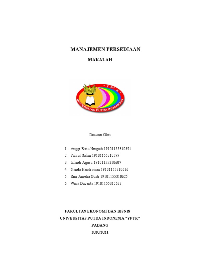Manajemen Persediaan | PDF