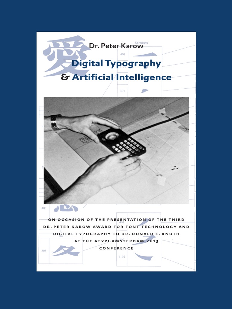 Digital Typography Artificial Intelligence: Dr. Peter Karow | PDF ...