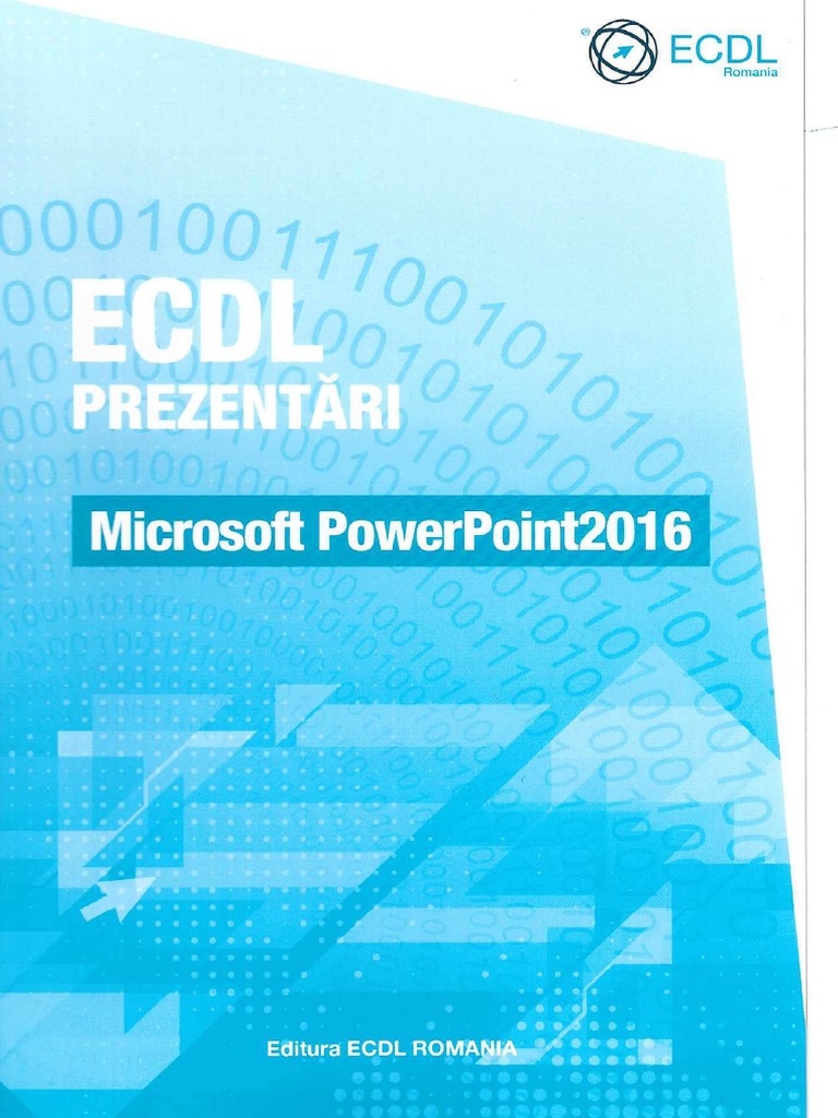 Ecdl Prezentari Microsoft Powerpoint 2016 | PDF