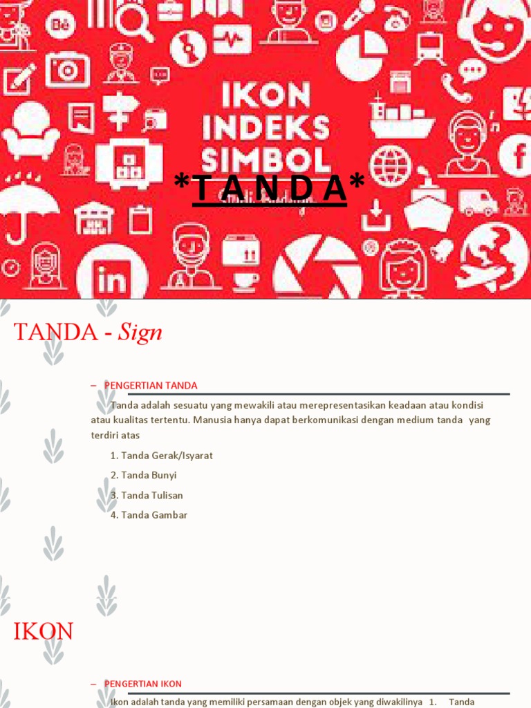 Pengertian Ikon, Indeks, dan Simbol | PDF