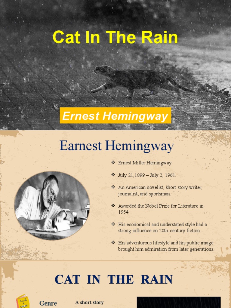 Cat in The Rain - Phuong Uyenn | PDF | Ernest Hemingway | Short Stories