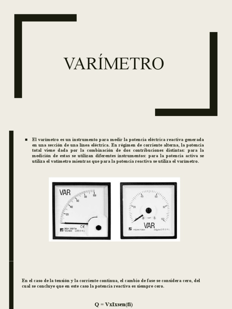 Varímetro | PDF