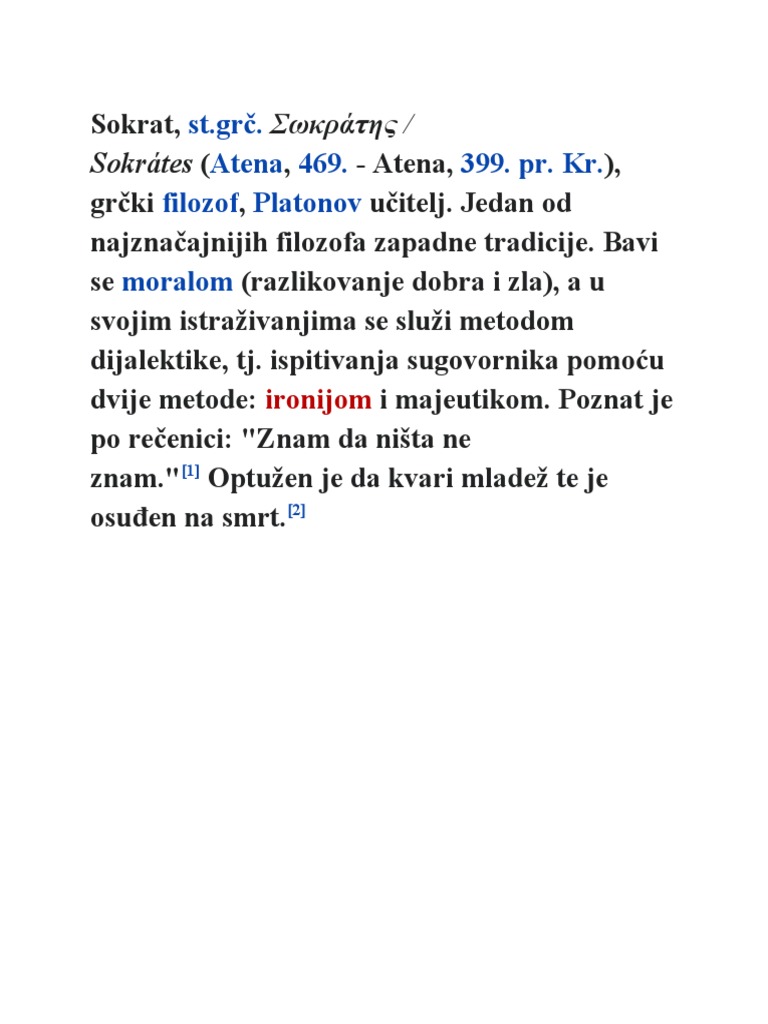 Sokrat | PDF
