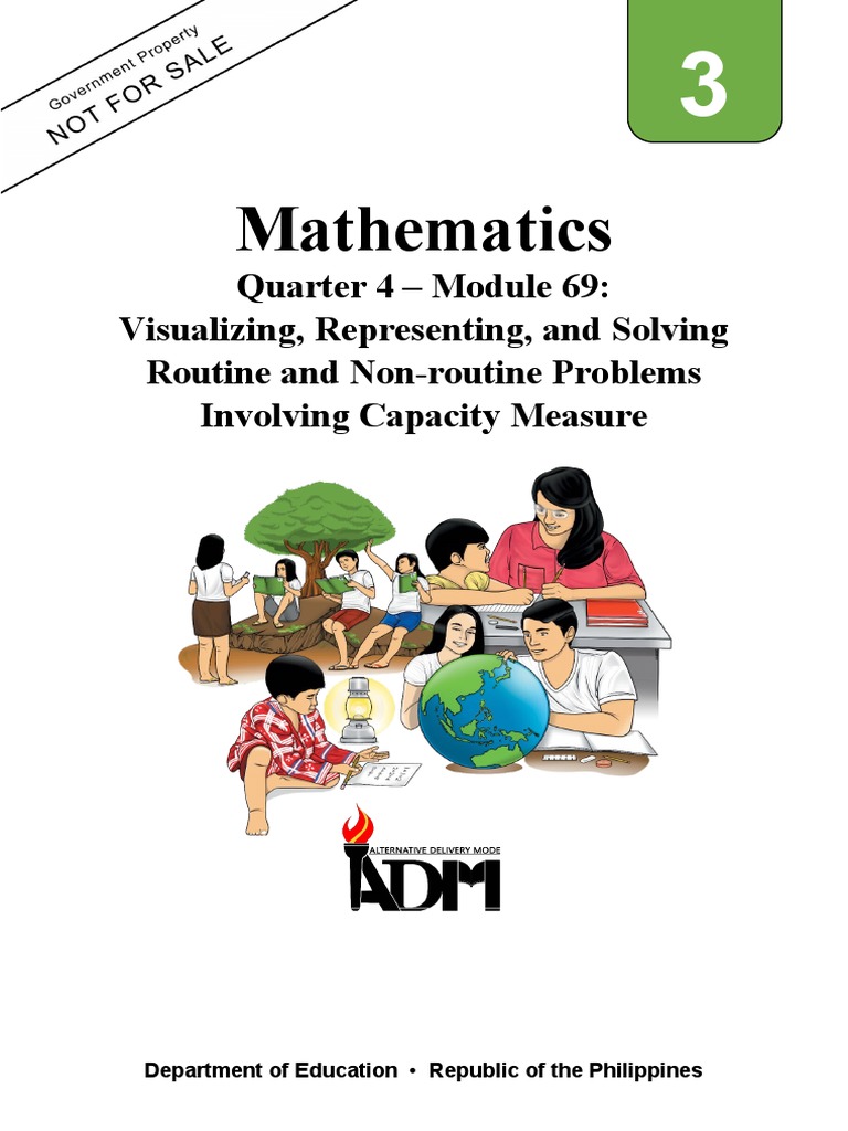 Adm Math 3 Module 69 Pdf Litre Learning
