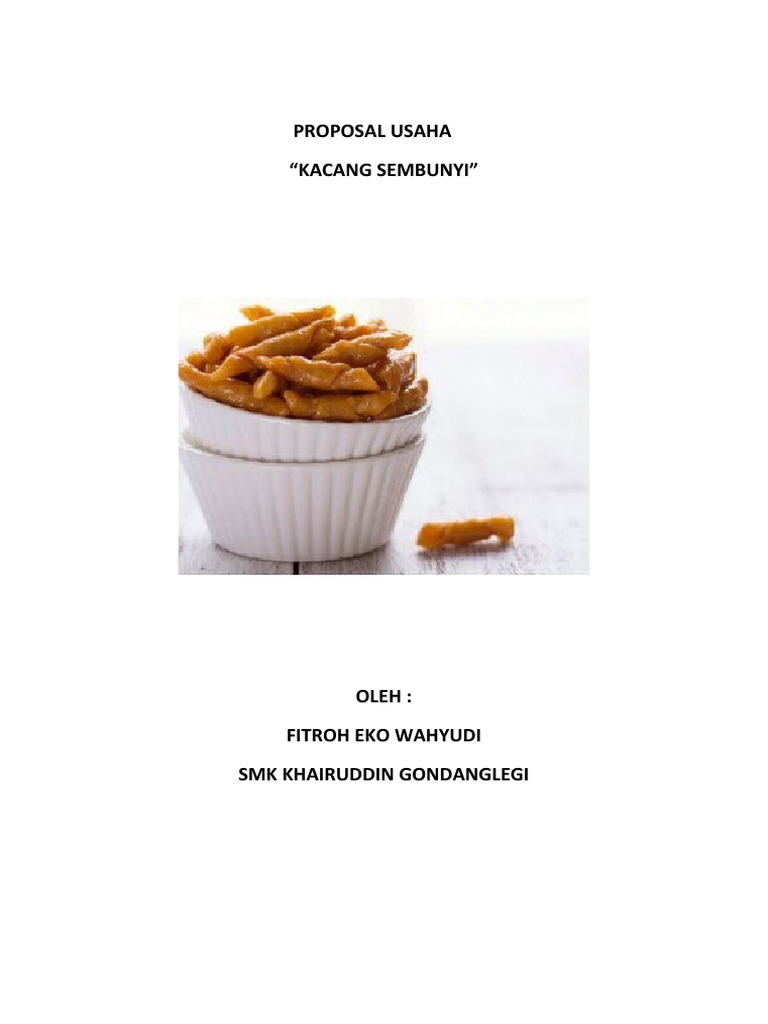 Proposal Fitroh | PDF