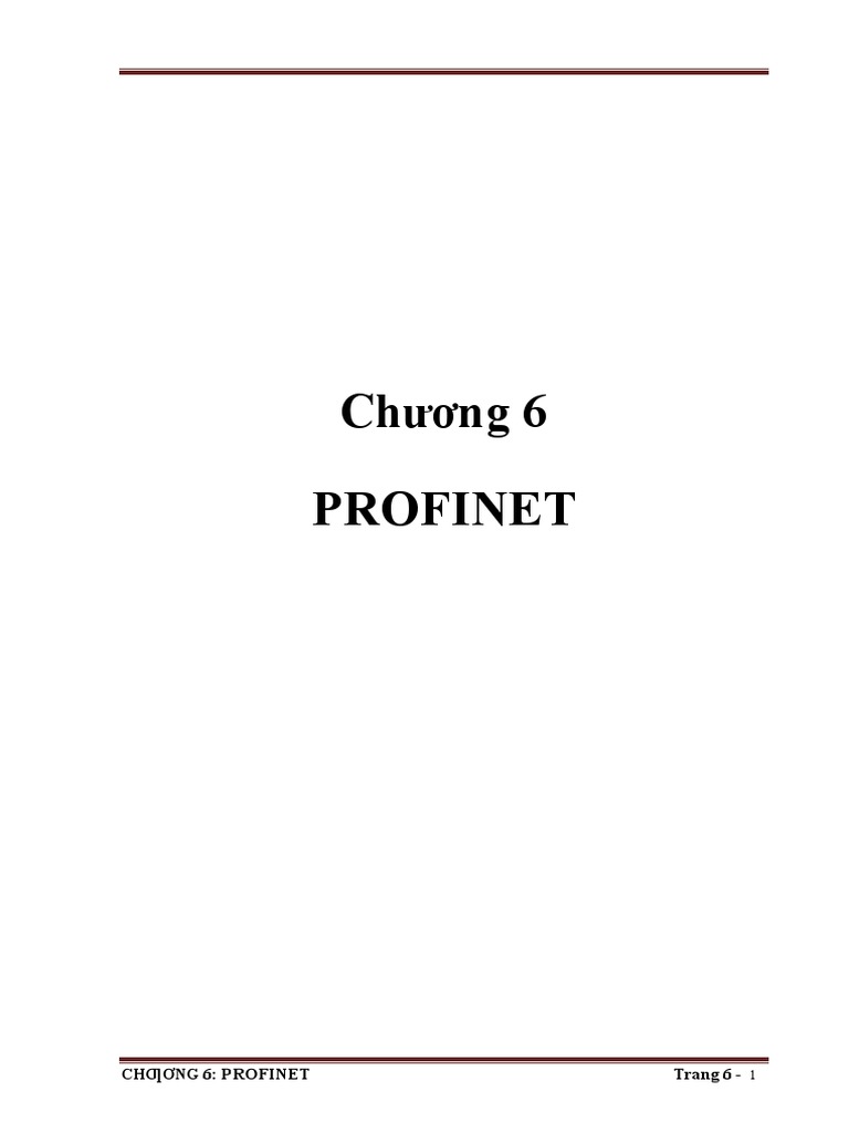 Chương 6 - Profinet | PDF