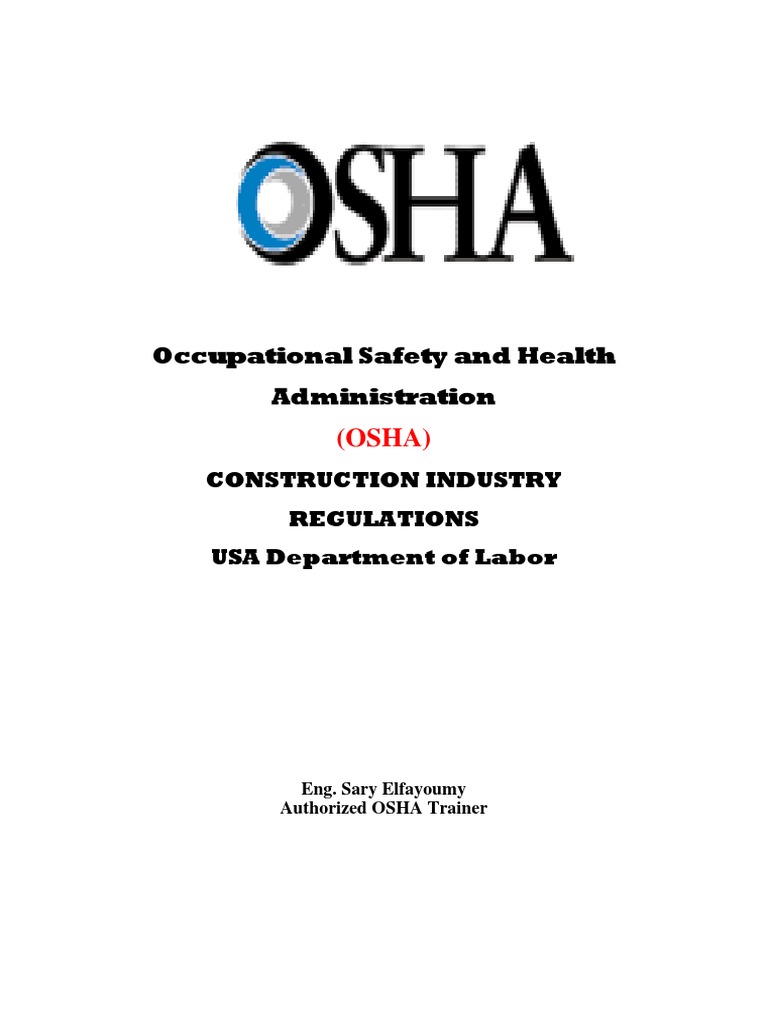 OSHA Handout English | PDF | Occupational Safety And Health ...