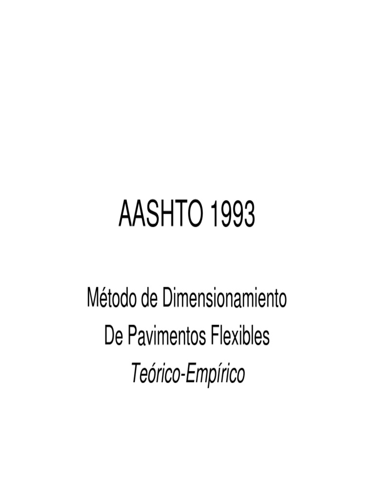 Tablas de AASHTO 1993-6 | PDF
