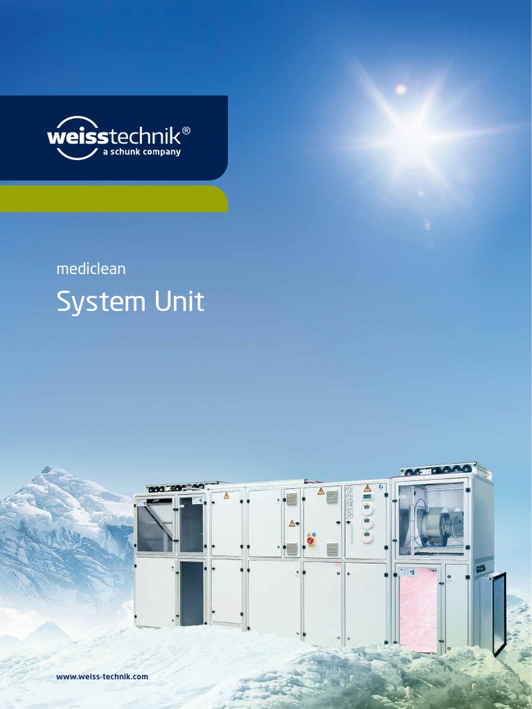 Weiss Technik Systemgeraet en | PDF | Duct (Flow) | Manufactured Goods