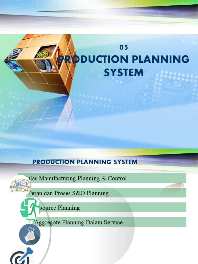 05-Production Planning System | PDF | Business Process | Production And ...