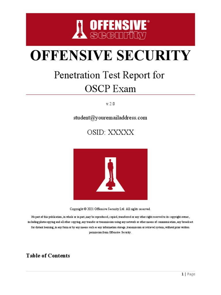OSCP OS XXXXX Exam Report - Template | PDF | Penetration Test ...