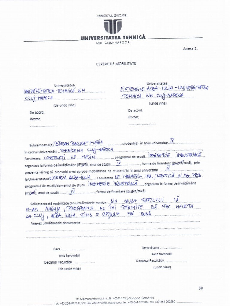 Cerere Transfer | PDF