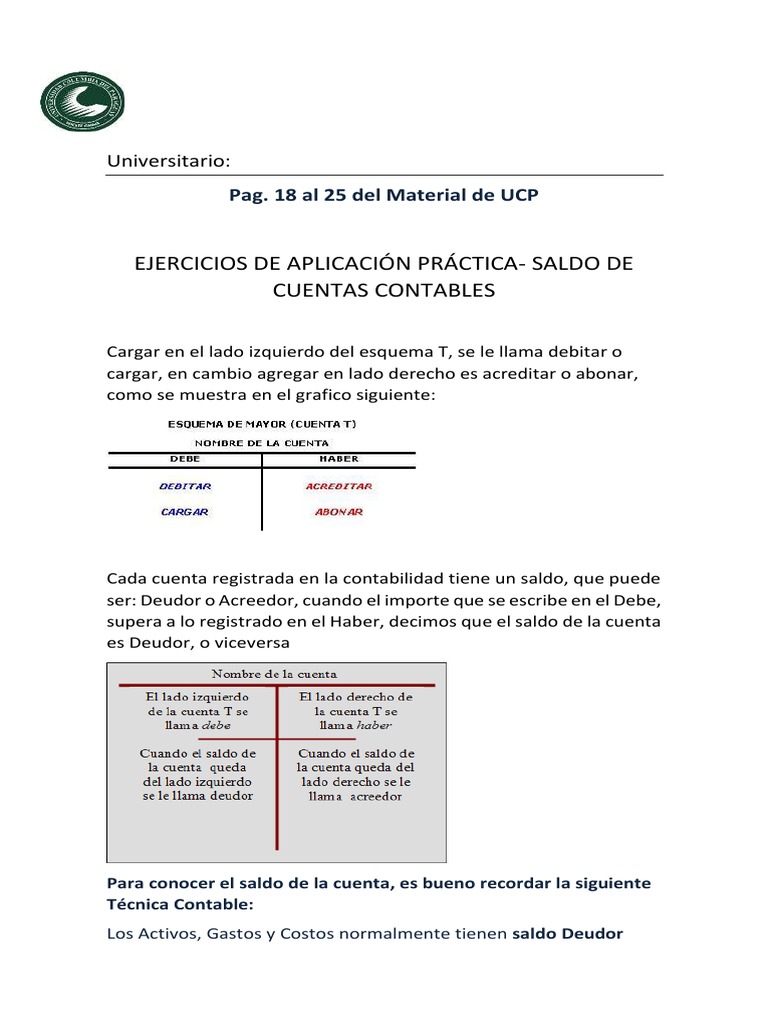 Estructura de La Cuenta Contable | Descargar gratis PDF | Contabilidad ...