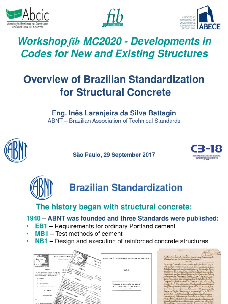 Brazilian Standardization For Concrete Structures | PDF | Concrete | Cement