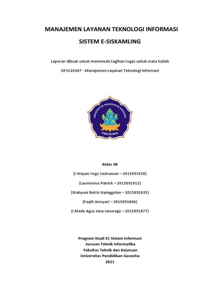 SIFS120307 Manajemen Layanan TI - Template TM Topik 2, 3 Dan 4 Process ...