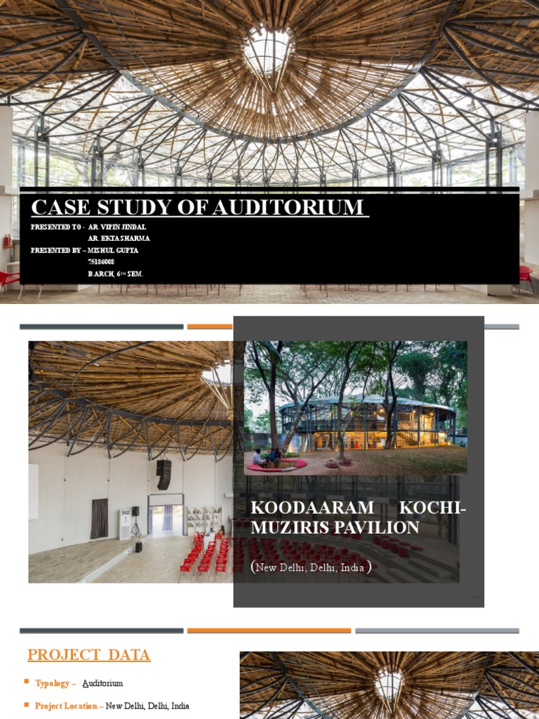 Case Study of Auditorium | PDF | Stairs | Climate