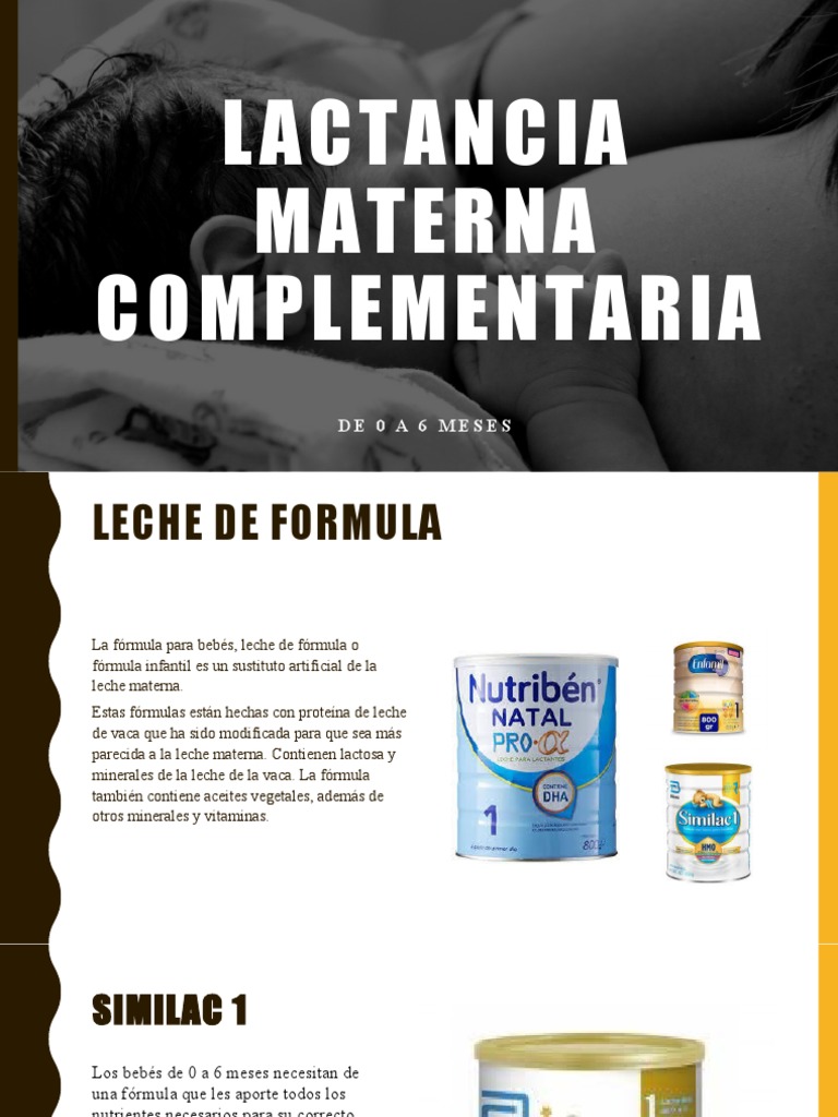 Lactancia Materna Complementaria | PDF | Leche | La leche materna