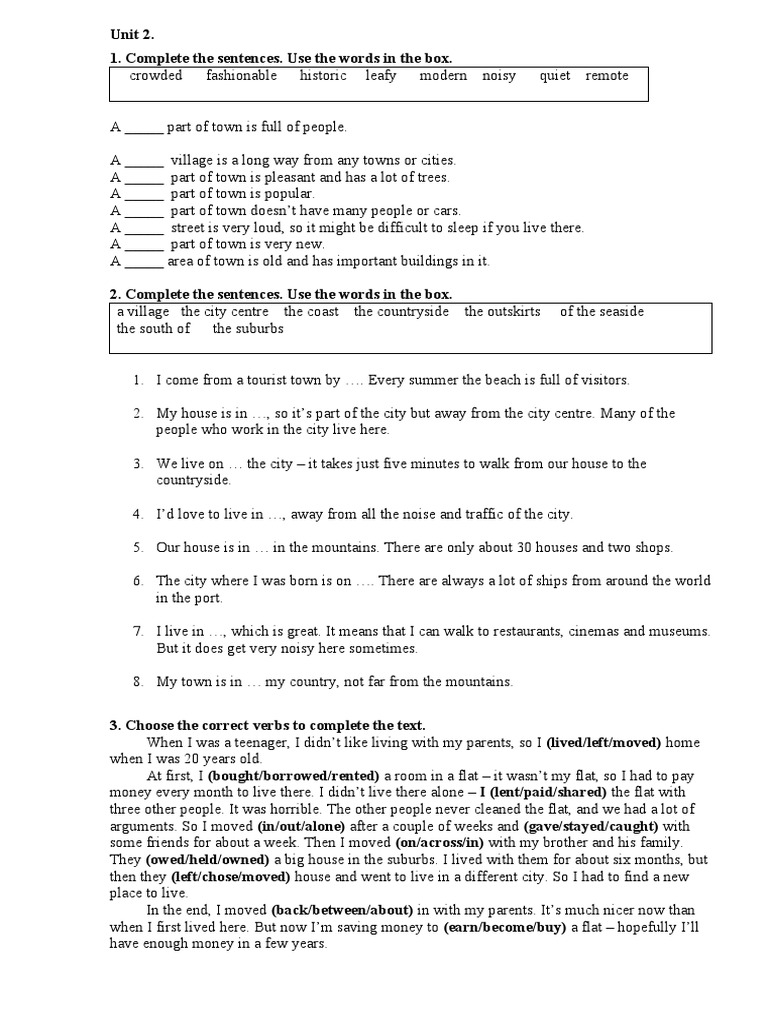 Unit 2 Grammar&Vocabulary (Mindset 2) | PDF | Stress (Linguistics ...