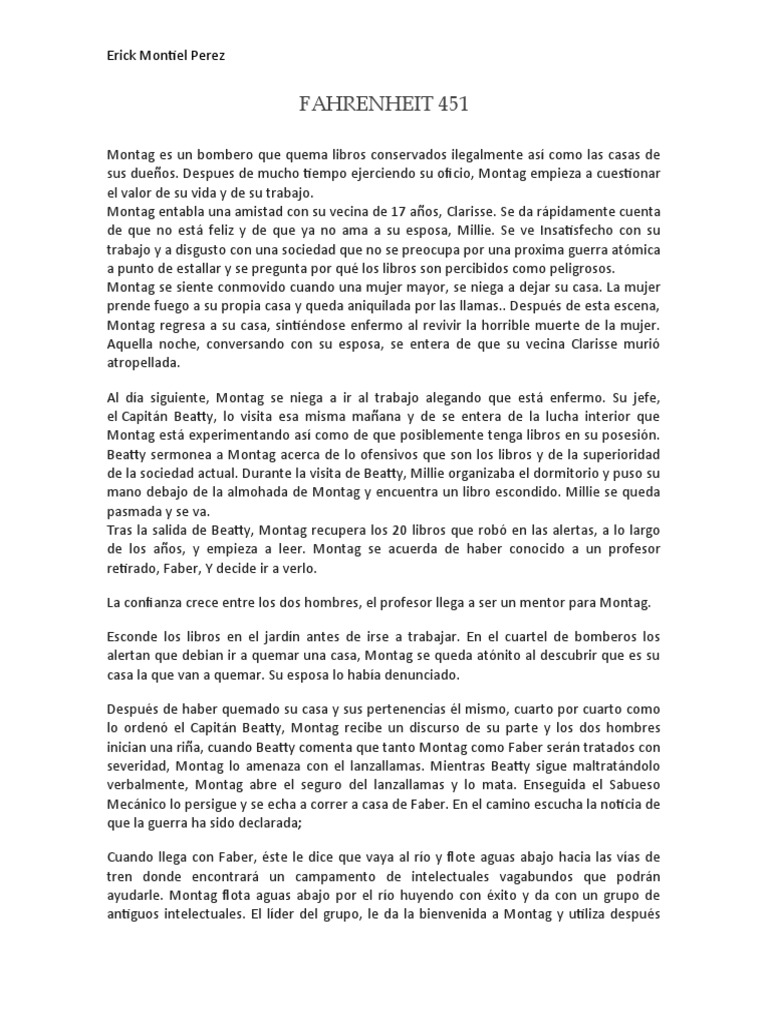 Fahrenheit 451 | PDF