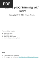 GDScript Basics Cheat Sheet | PDF