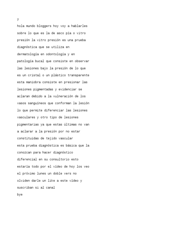 (Spanish (Auto-Generated) ) ¿Qué Es Diascopía o Vitropresión - (DownSub ...