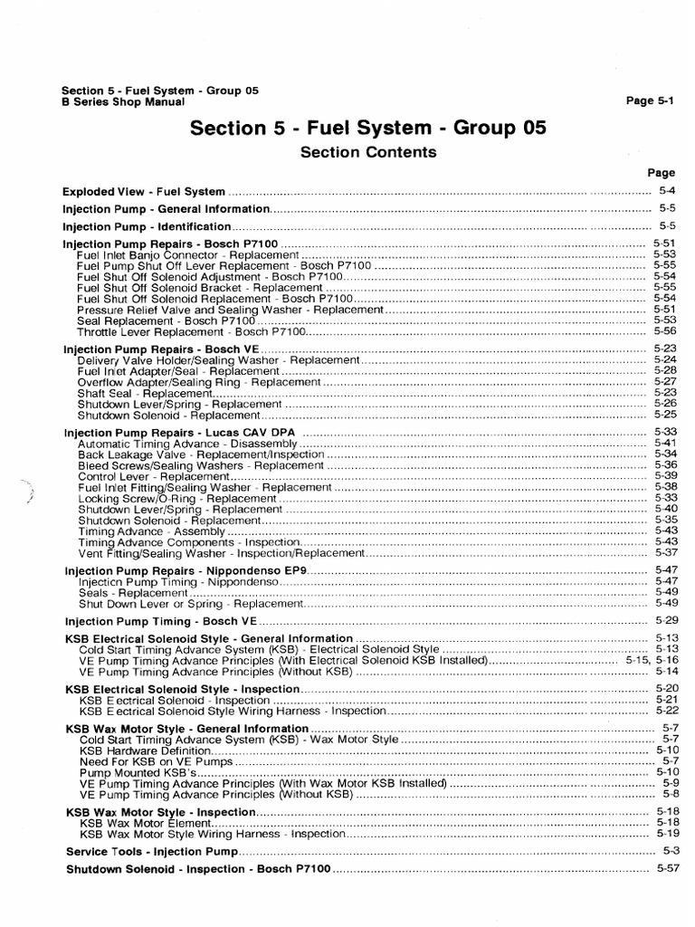 Cummins Serie B | PDF