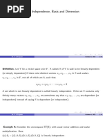 Unit - I - Vector Spaces Mcqs | PDF | Basis (Linear Algebra) | Linear Subspace
