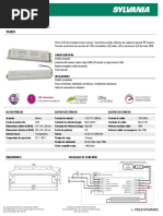 Ficha Tecnica Luminaria de Emergencia Marca Sylvania | PDF | Diodo ...