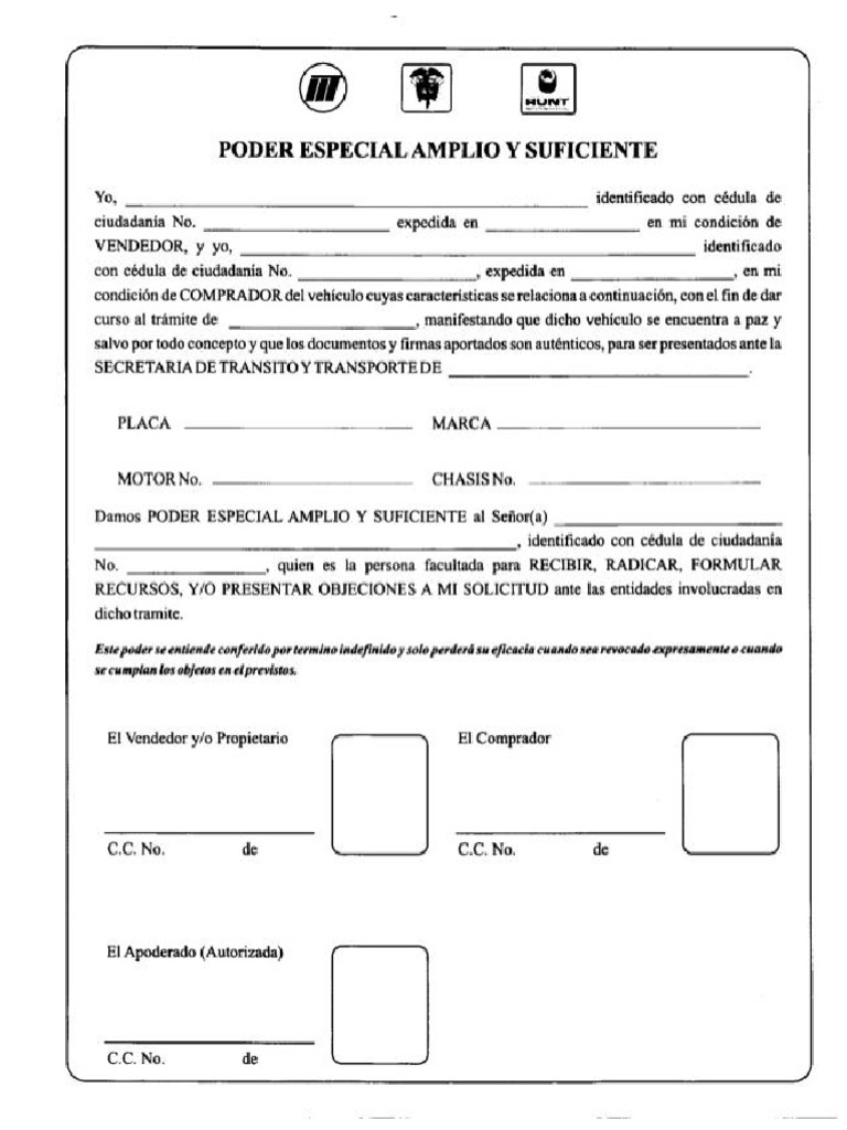 Poder Especial Amplio y Suficiente | PDF