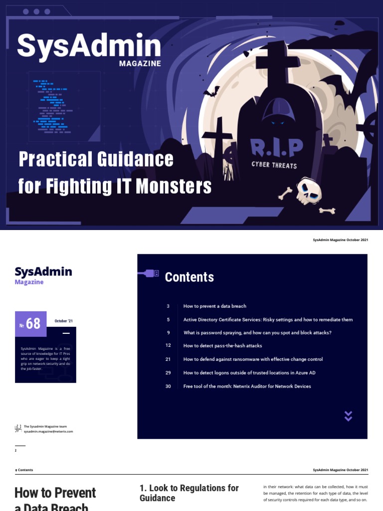 Sysadmin Magazine October 2021 | PDF | Password | Security Technology