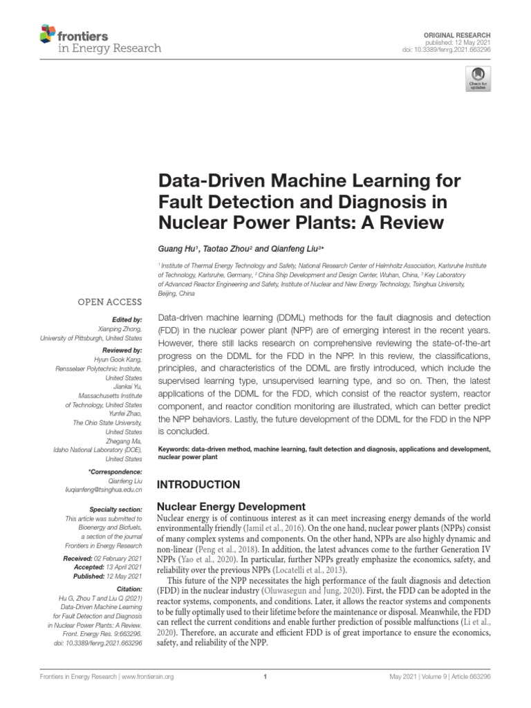 Data Driven Fault Detection | PDF | Principal Component Analysis | Machine Learning