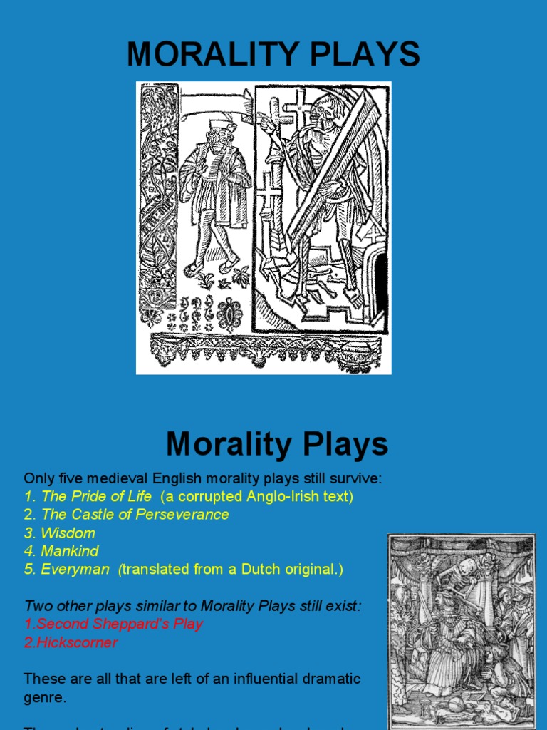 Morality Plays | PDF