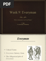 Everyman - Morality Play | PDF