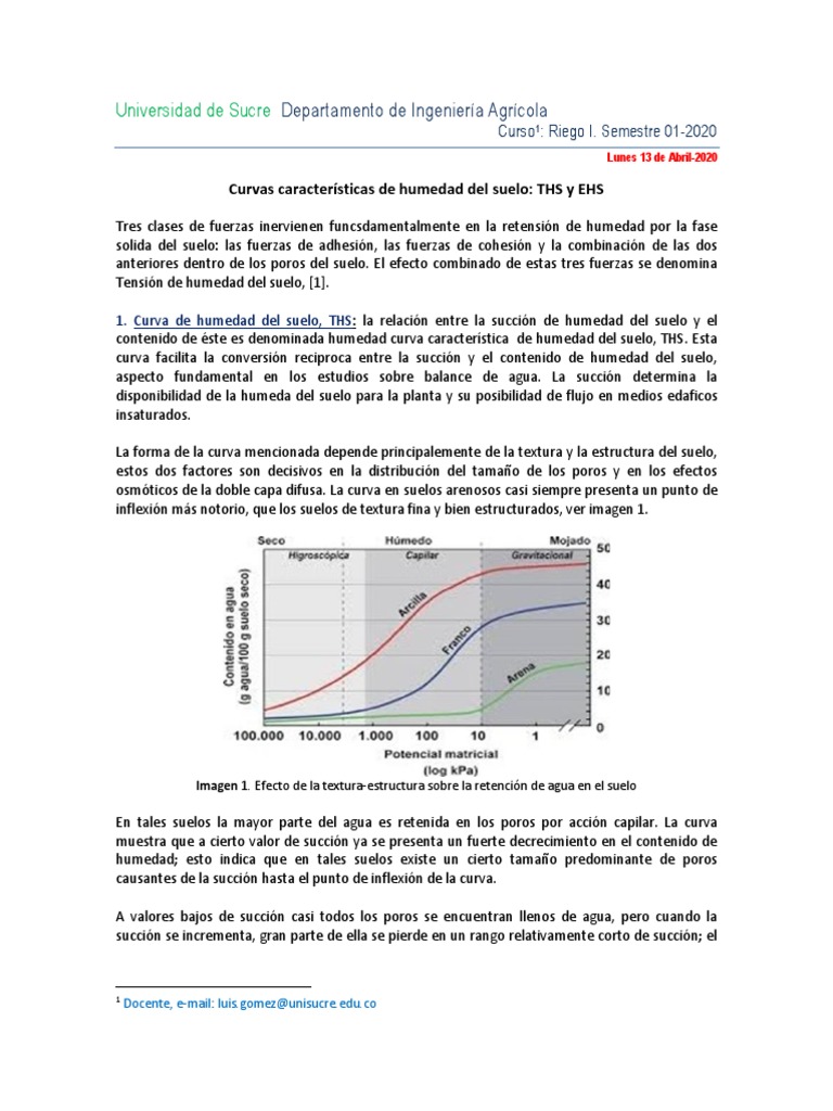 Curvas THS y EHS | PDF | Suelo | Agua