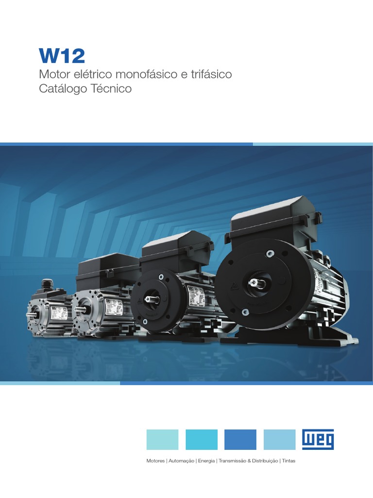 WEG - Motor-Eletrico-Monofasico-E-Trifasico - W12 | PDF | Parafuso ...