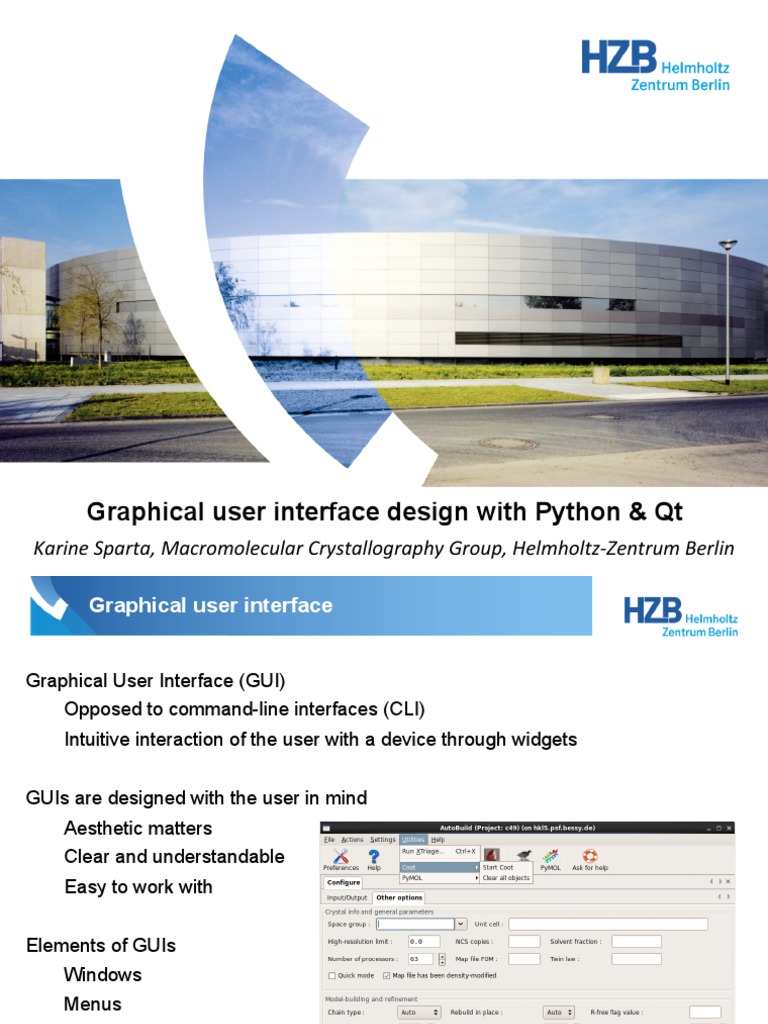 Graphical User Interface Design With Python & QT | Download Free PDF | Graphical User Interfaces ...