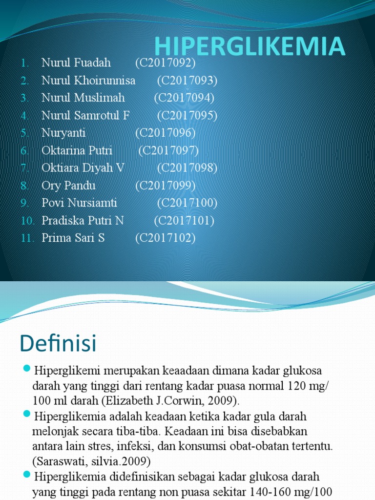 HIPERGLIKEMIA | PDF