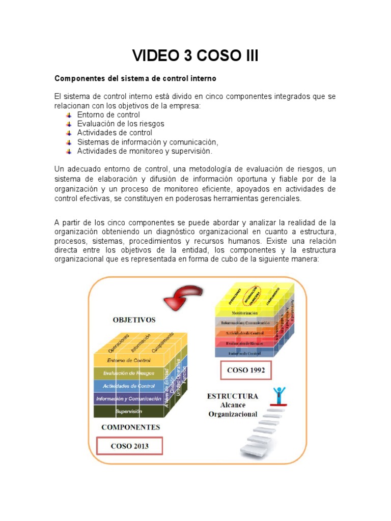 Video 3 Coso III | PDF | Información | Evaluación