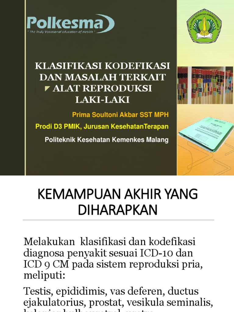 Klasifikasi & Kodefikasi Penyakit Reproduksi Pria | PDF