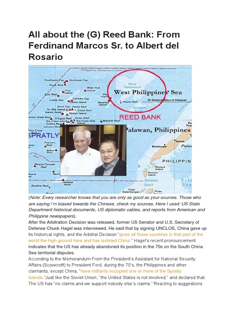 Reading Materials For West Philippine Sea 1 30 | PDF | Territorial ...
