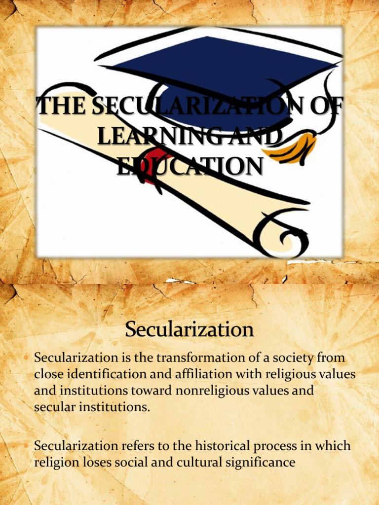 Module On The Secularization of Learning & Education | PDF