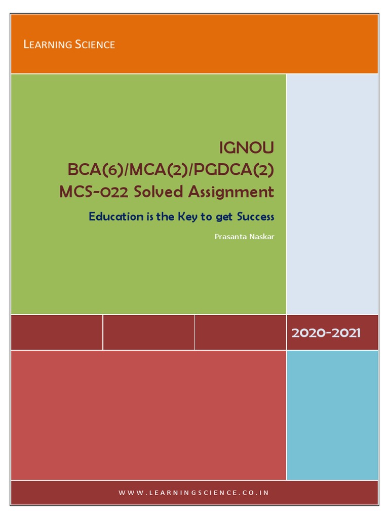 MCS 022 Solved Assignment 2020 21 Xvehda | PDF | Domain Name System | Ip Address