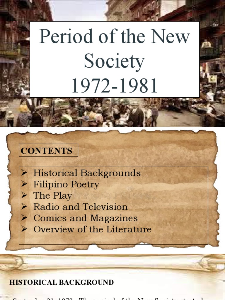 Period of The New Society | PDF | Philippines