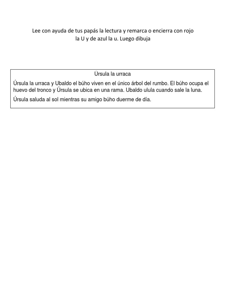 Lectura de La Uu | PDF